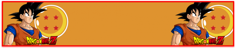 Kit imprimible candy bar Dragon Ball Z para Evento | Candy Bar Gratis