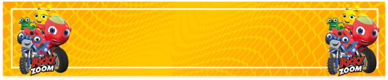 Kit imprimible candy bar Ricky Zoom para cumpleaños | Candy Bar Gratis