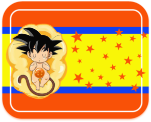 Kit imprimible candy bar Goku Bebé para fiestas y cumpleaños | Candy ...