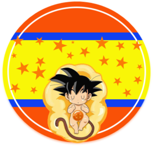 Kit imprimible candy bar Goku Bebé para fiestas y cumpleaños | Candy ...