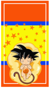 Kit imprimible candy bar Goku Bebé para fiestas y cumpleaños | Candy ...