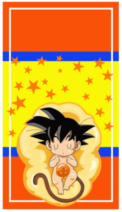 Kit imprimible candy bar Goku Bebé para fiestas y cumpleaños | Candy ...