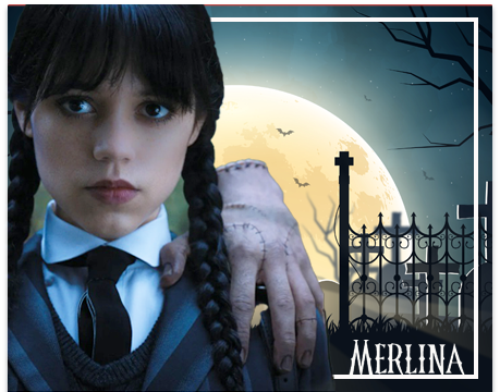 Kits Imprimibles Gratis Merlina imprimible | Candy Bar Gratis