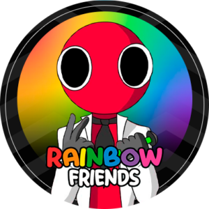 Kit imprimible gratis Rainbow Friends Red candy bar | Candy Bar Gratis