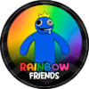 Kit imprimible gratis Rainbow Friends Blue candy bar | Candy Bar Gratis