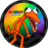 Kit imprimible gratis Rainbow Friends Orange candy bar | Candy Bar Gratis