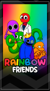 Kit imprimible gratis Roblox Rainbow Friends candy bar | Candy Bar Gratis