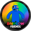 Kit imprimible gratis Rainbow Friends Blue candy bar | Candy Bar Gratis