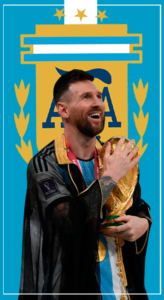 Kit imprimible candy bar Messi Campeón del Mundo para fiestas y ...