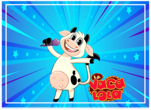 Kit imprimible candy bar La Vaca Lola Animada para fiestas y cumpleaños ...