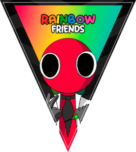 Kit imprimible gratis Rainbow Friends Red candy bar | Candy Bar Gratis