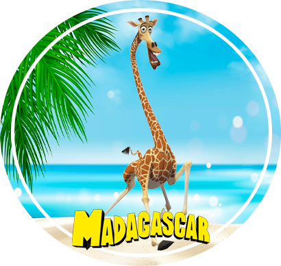 Kit imprimible gratis Madagascar Melman candy bar | Candy Bar Gratis