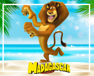 Kit imprimible gratis Madagascar Alex candy bar | Candy Bar Gratis