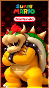 Kit imprimible gratis Bowser Mario Bross candy bar | Candy Bar Gratis