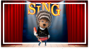 Kit imprimible gratis Sing Ash candy bar | Candy Bar Gratis