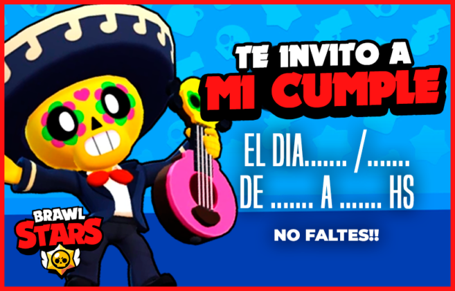 Kit imprimible gratis Brawl Stars Poco candy bar | Candy Bar Gratis