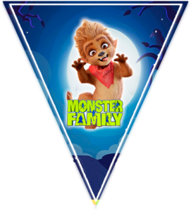 Kit imprimible gratis Monster Family Max candy bar | Candy Bar Gratis