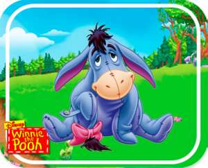 Kit imprimible gratis Winnie Pooh Igor candy bar | Candy Bar Gratis