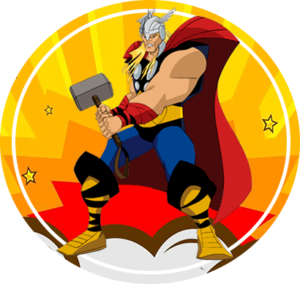 Kit imprimible gratis Avengers Thor candy bar | Candy Bar Gratis