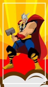 Kit imprimible gratis Avengers Thor candy bar | Candy Bar Gratis