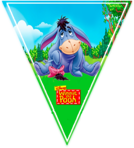 Kit imprimible gratis Winnie Pooh Igor candy bar | Candy Bar Gratis