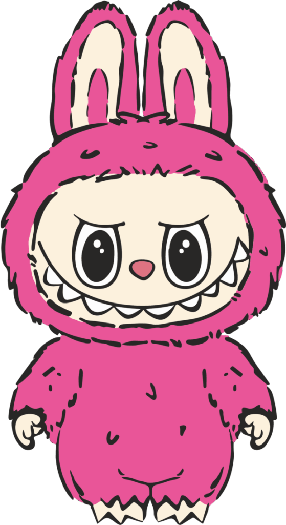 Kit imprimible gratis Labubu Rosa candy bar | Candy Bar Gratis